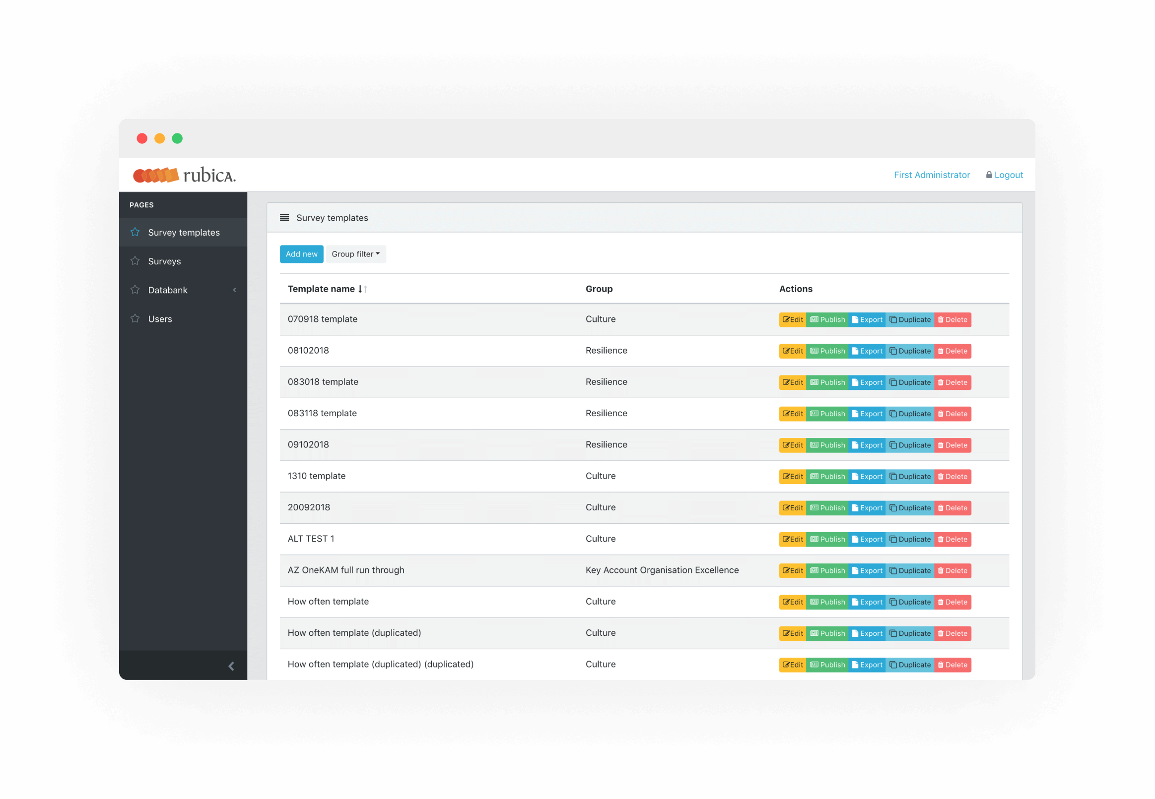 Rubica Survey Builder Development Case Study - Gecko Dynamics